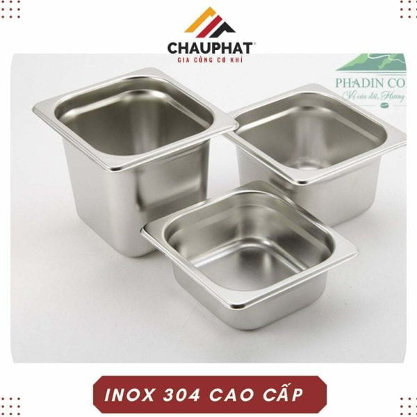 khay làm kem inox 304